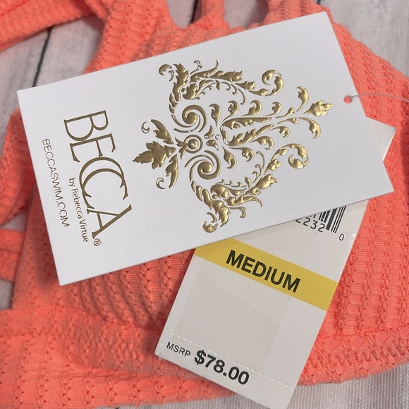 BECCA | Swim | Nwt Becca Nectar Line N Sand Halter | Poshmark